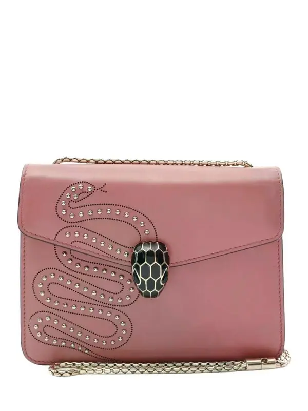 BVLGARI 2010s Serpenti Forever Shoulder Bag - Pink