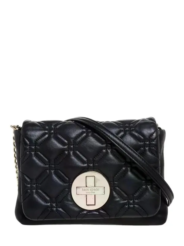 Kate Spade New York Quilted Leather Shoulder Bag - Black