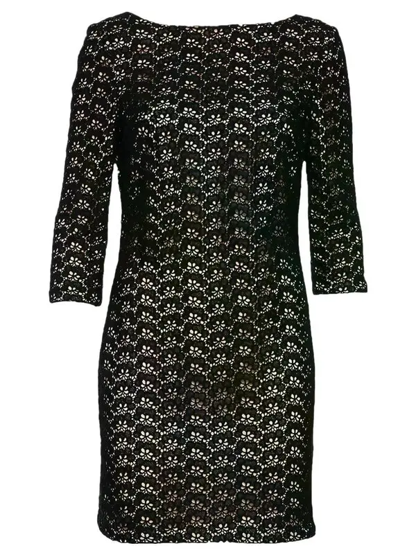 Diane Von Furstenberg Lace Dress - Black
