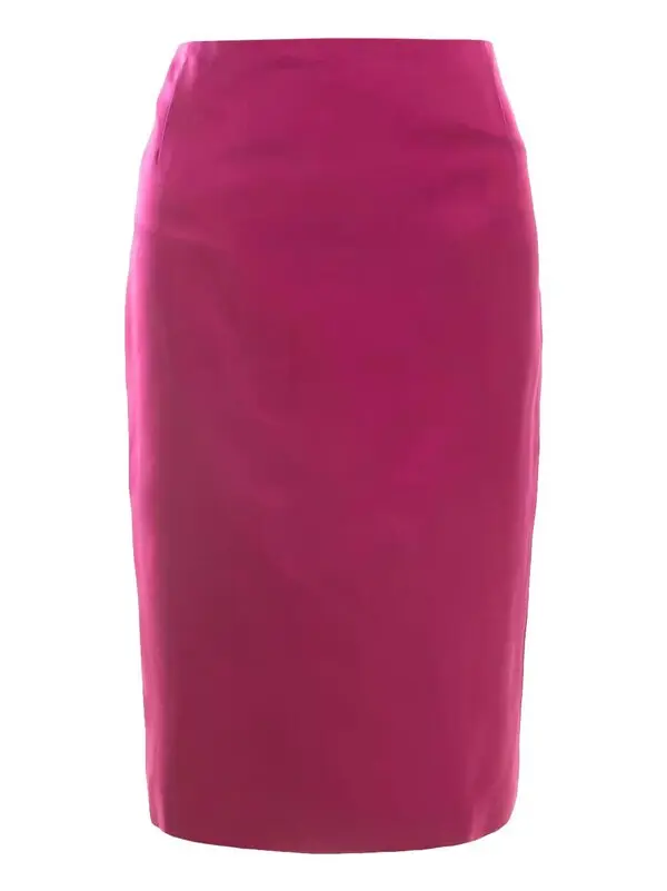 Escada Silk Pencil Skirt - Pink