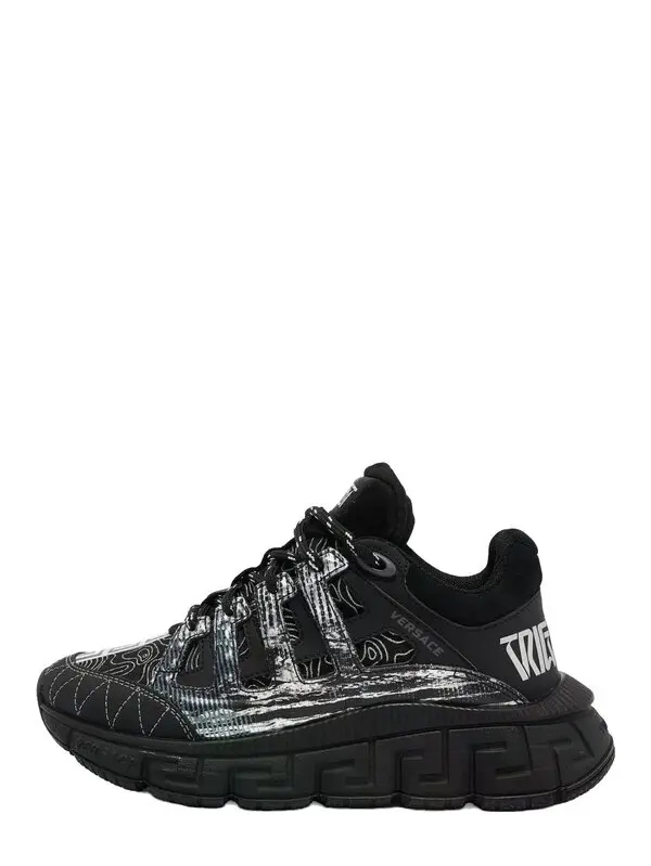 Versace Trigreca Sneakers - Black