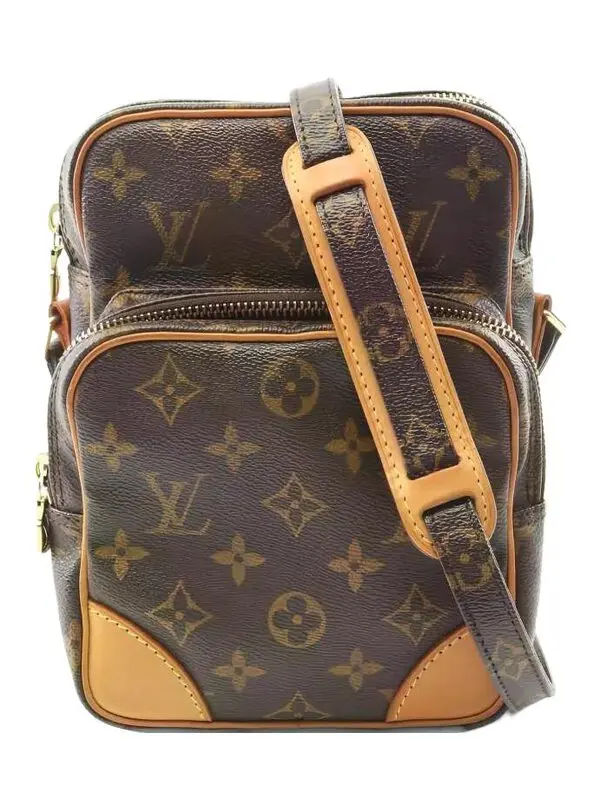 LOUIS VUITTON 2001 Monogram Amazon Cross Body Bag - Brown