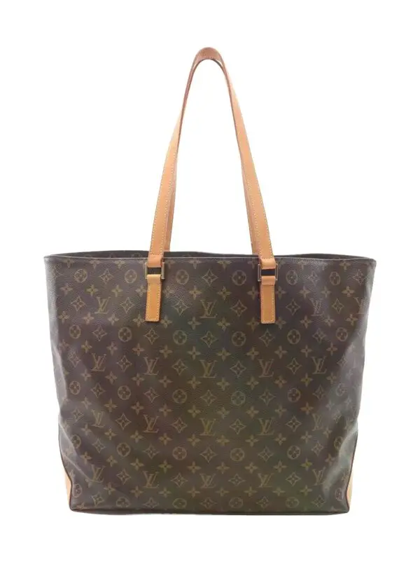 LOUIS VUITTON 2000s Cabas Alto Monogram Tote Bag - Brown