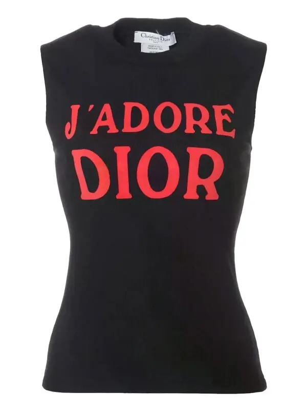 Dior J'adore Sleeveless Shirt - Black
