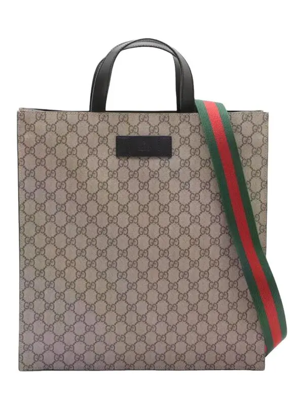 Gucci Gg Supreme Tote Bag - Neutrals