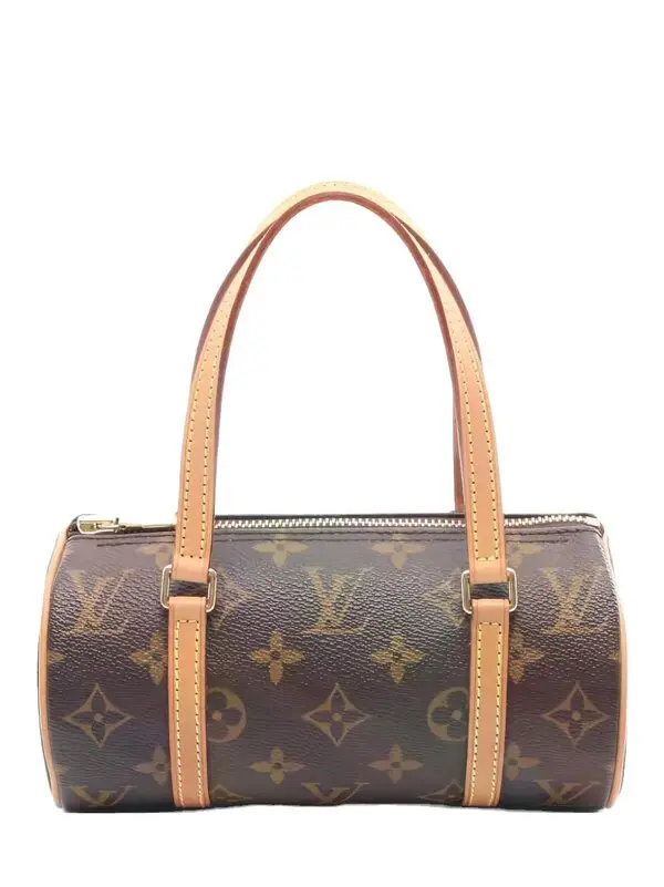 LOUIS VUITTON 2003 Monogram Mini Papillon Tote Bag - Brown