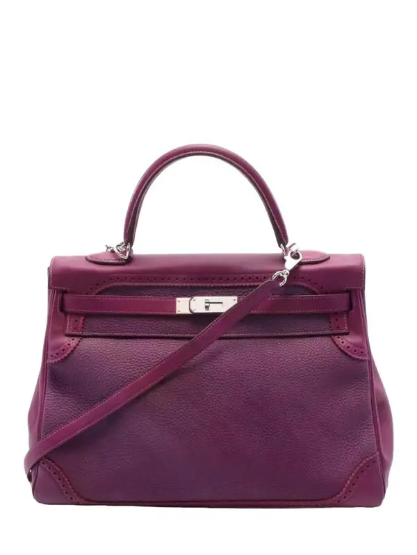 Hermès 2014 Kelly 35 Tote Bag - Purple