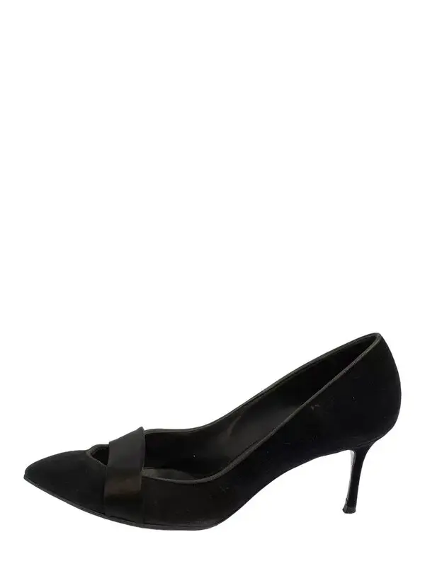 GIUSEPPE ZANOTTI 70mm Suede Pumps - Black
