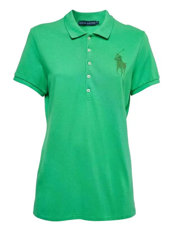 Polo Ralph Lauren Big Pony Cotton Polo Shirt - Green