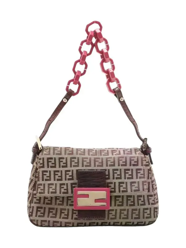 Fendi 2010-2020s Zucchino Mamma Mini Bag - Neutrals
