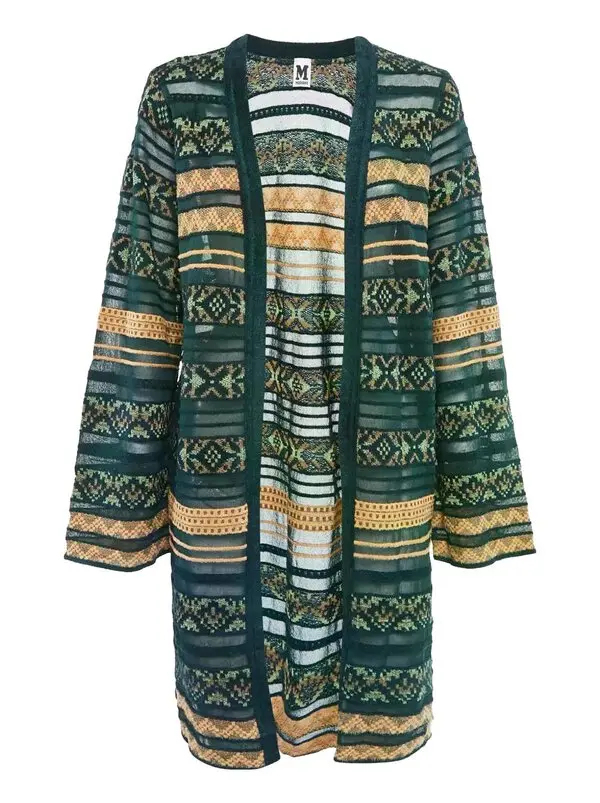 Missoni Stripe-knit Cardigan - Green