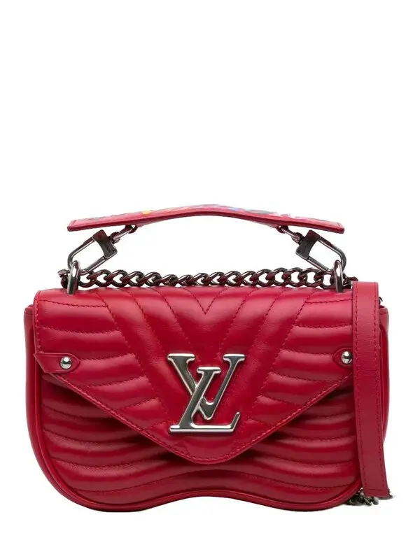 LOUIS VUITTON 2019 New Wave Chain Bag Pm - Red