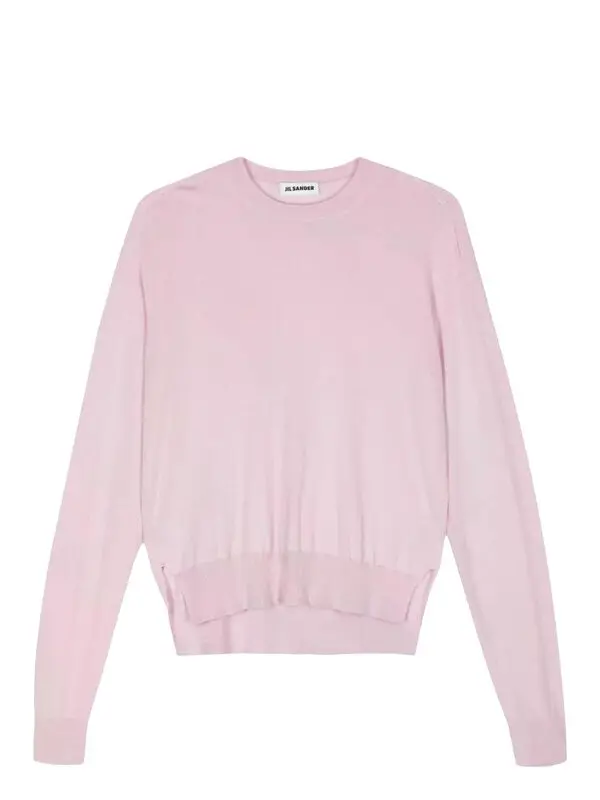 JIL SANDER Fine-knit Cashmere Jumper - Pink