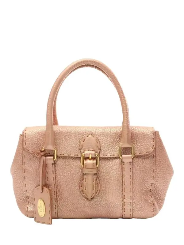 Fendi 2000s Selleria Linda Mini Tote - Pink