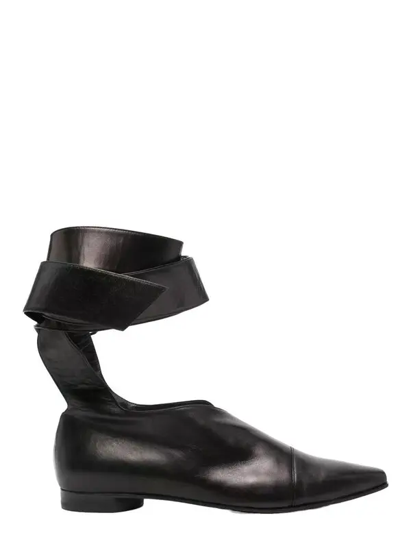 ROMEO GIGLI 1990s Ankle-strap Boots - Black