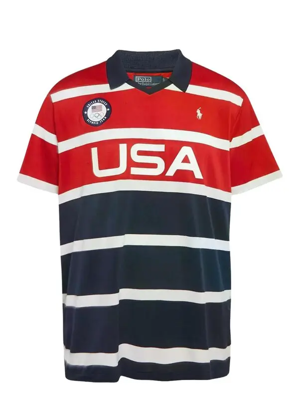 Polo Ralph Lauren Team Usa Striped Top - Red