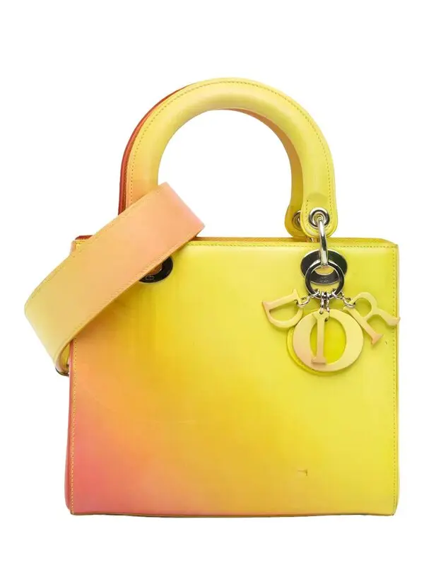 Dior 2013 Medium Lady Satchel - Orange