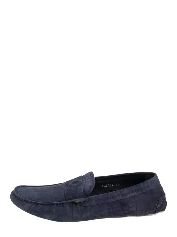 Giorgio Armani Suede Loafers - Blue