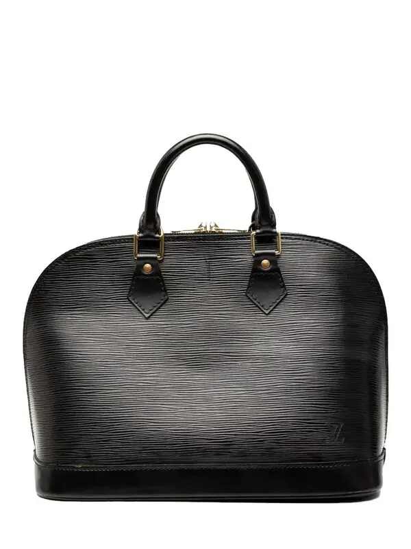 LOUIS VUITTON 1997 Epi Alma Pm Handbag - Black