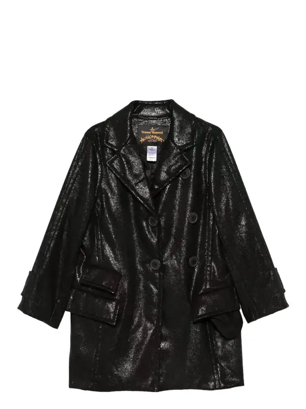 VIVIENNE WESTWOOD Double-breasted Coat - Black