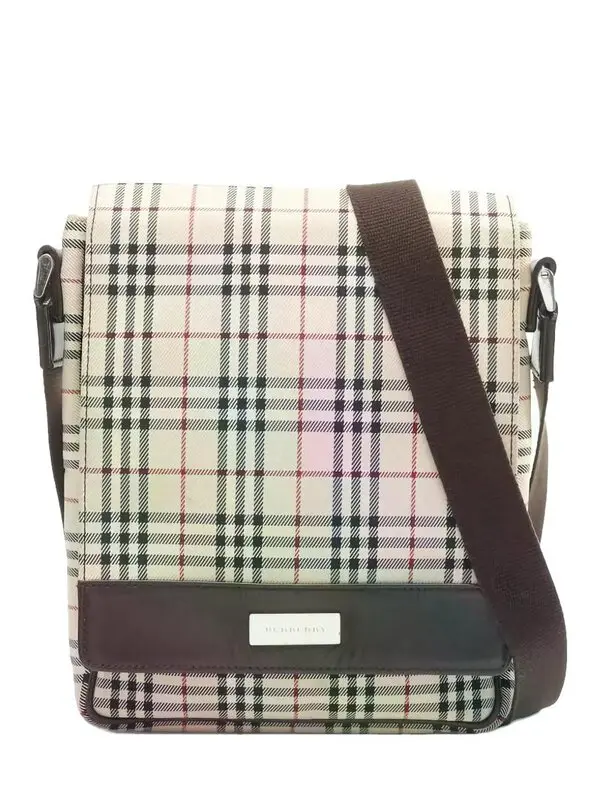 Burberry 2000s Nova Check Shoulder Bag - Neutrals