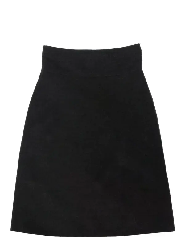 Saint Laurent 2010s Wool Skirt - Grey
