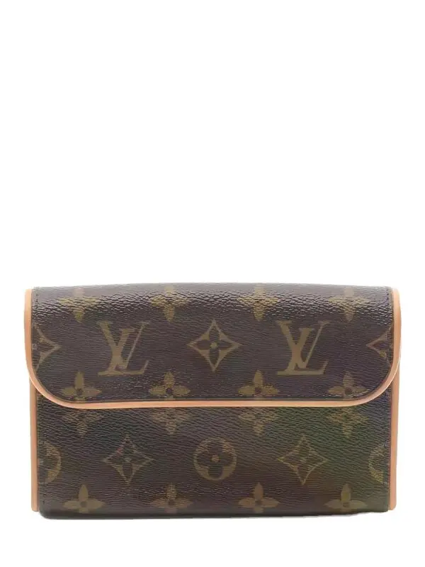 LOUIS VUITTON 2003 Monogram Pochette Florentine Belt Bag - Brown