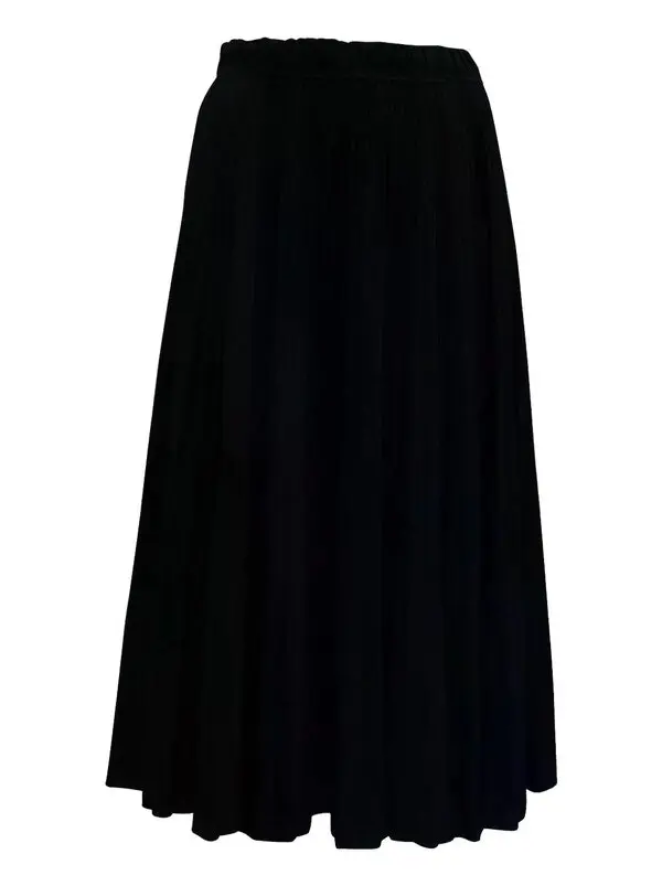Marc Jacobs Pleated Midi Skirt - Black