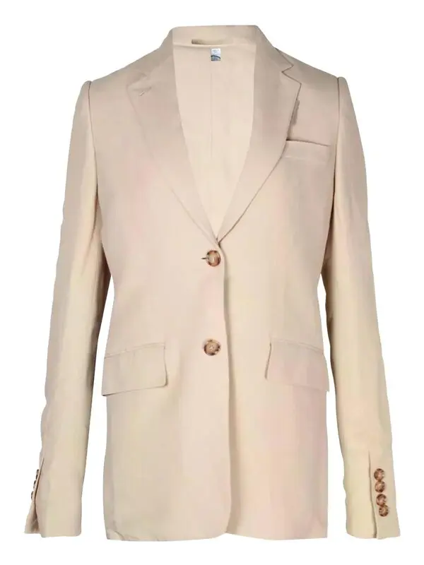 Burberry Single-breasted Blazer - Neutrals