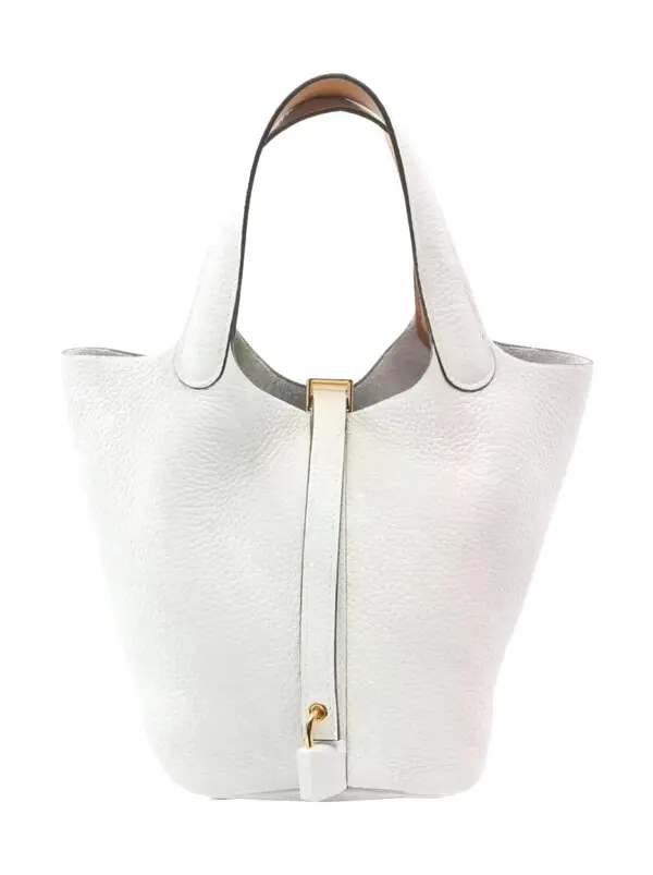 Hermès 2025 Picotin Lock Pm Tote Bag - White