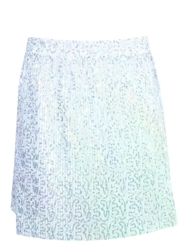 Stine Goya Sequin Mini Skirt - Silver