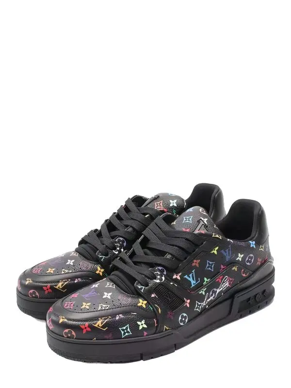 LOUIS VUITTON X Takashi Murakami Monogram Sneakers - Black