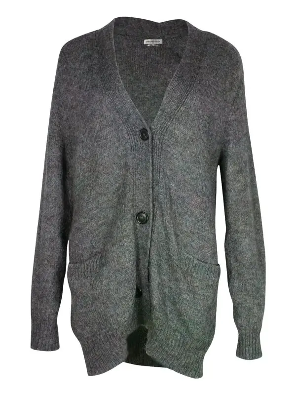 ISABEL MARANT VINTAGE Mohair V-neck Cardigan - Grey