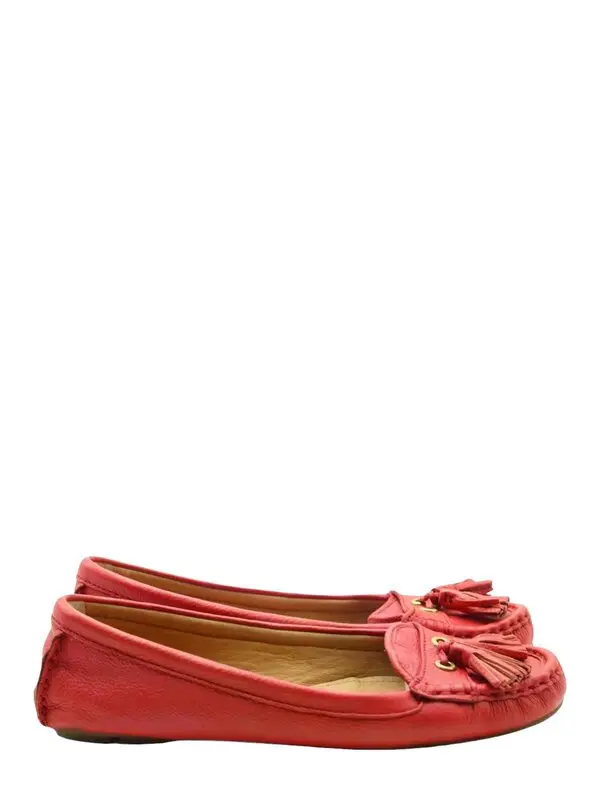 COACH® Tassel-detail Loafers - Red