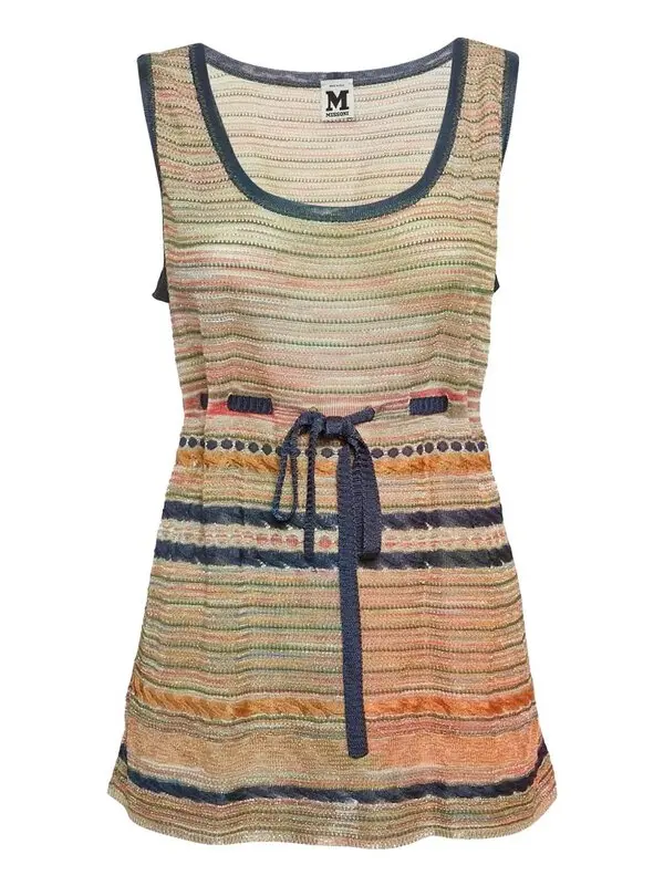 Missoni Lurex Drawstring Top - Gold