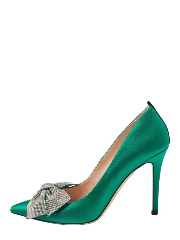 Sjp By Sarah Jessica Parker 100mm Satin Pumps - Green