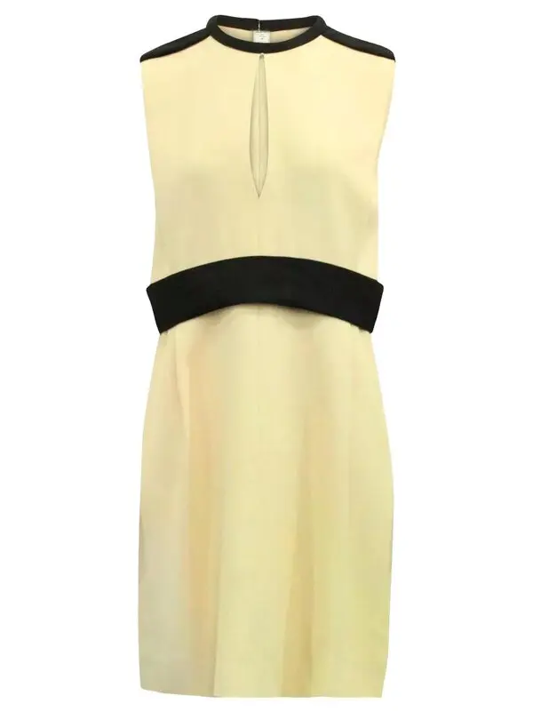 Chloé Vintage Keyhole Sleeveless Dress - Neutrals