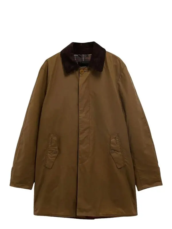 Barbour Ba X Br Wax Trench Coat - Brown