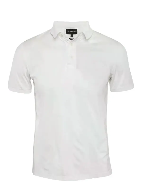 Emporio Armani Cotton Polo Shirt - White