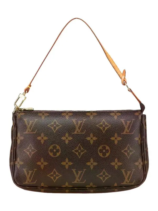 LOUIS VUITTON 1994 Monogram Pochette Accessoires - Brown