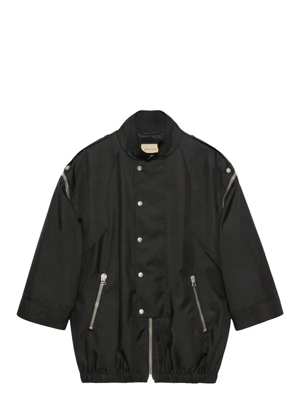 Gucci Quilted Utility Jacket - Black