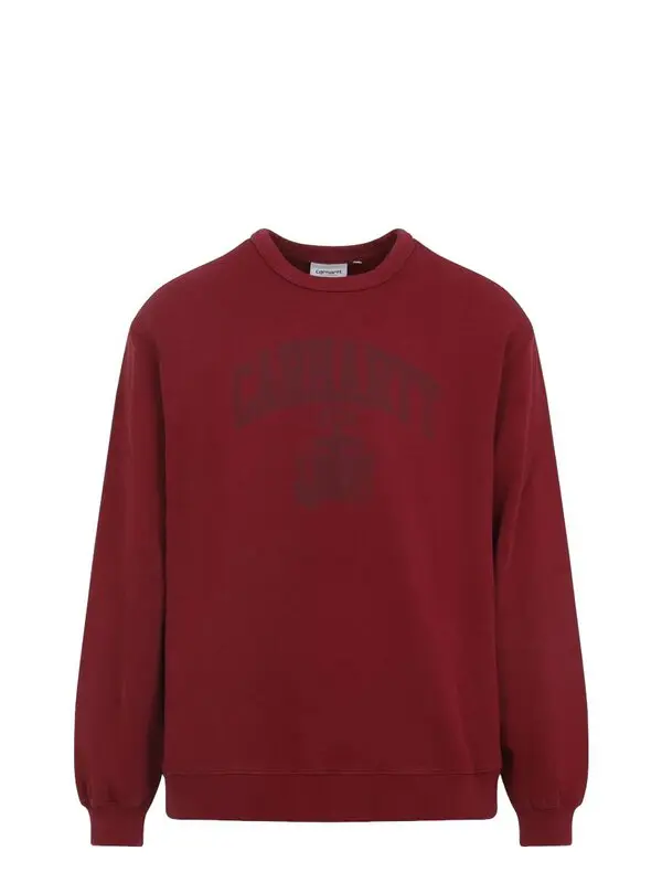 Carhartt Work In Progress Faded Pond Corps Sweatshirt - Red
