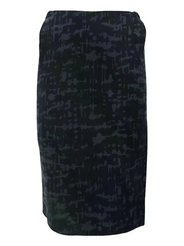 Bottega Veneta Printed Midi Skirt - Black