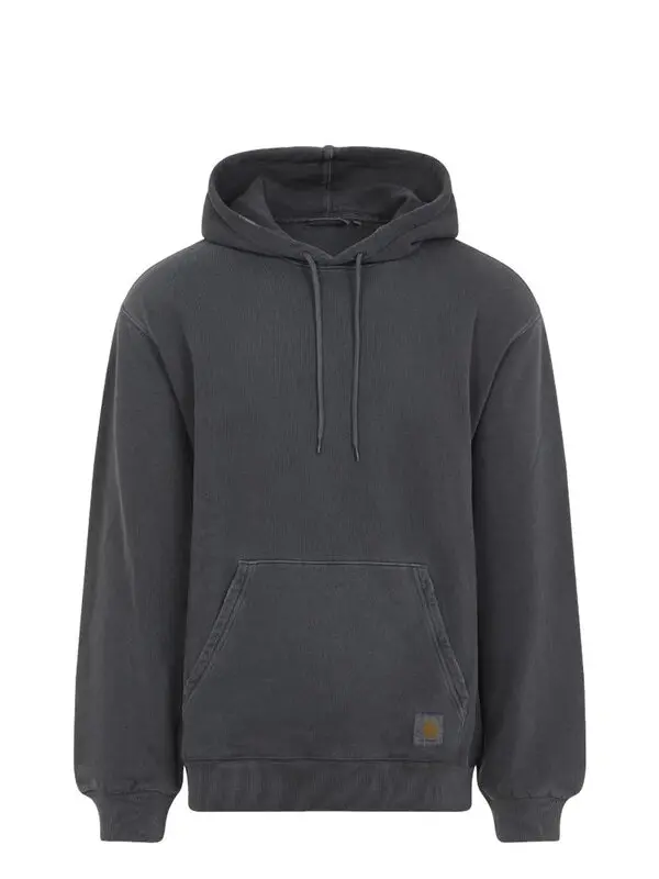 Carhartt Work In Progress Hooded Cotton Jersey Sweatshirt - Black