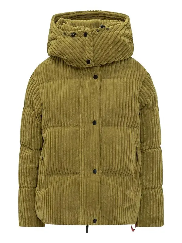 AFTER/LABEL Quilted Down Jacket - Green