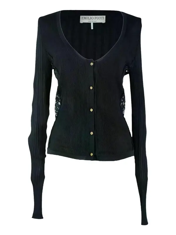 Emilio Pucci Button-fastening Cardigan - Black