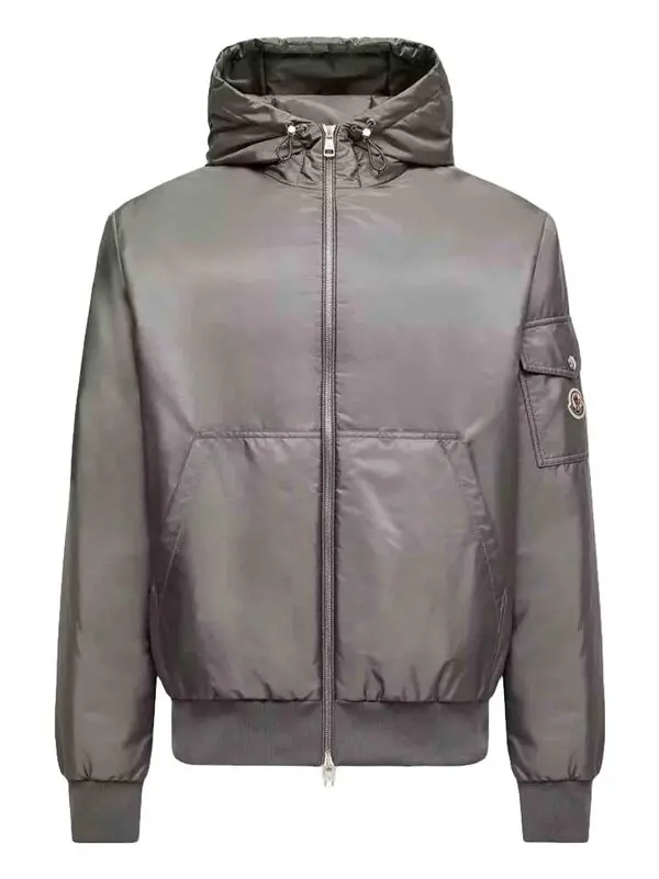 Moncler Short Puffer Poiliot - Grey