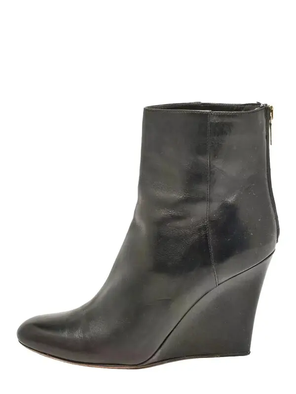 JIMMY CHOO 120mm Wedge-heel Ankle Boots - Black
