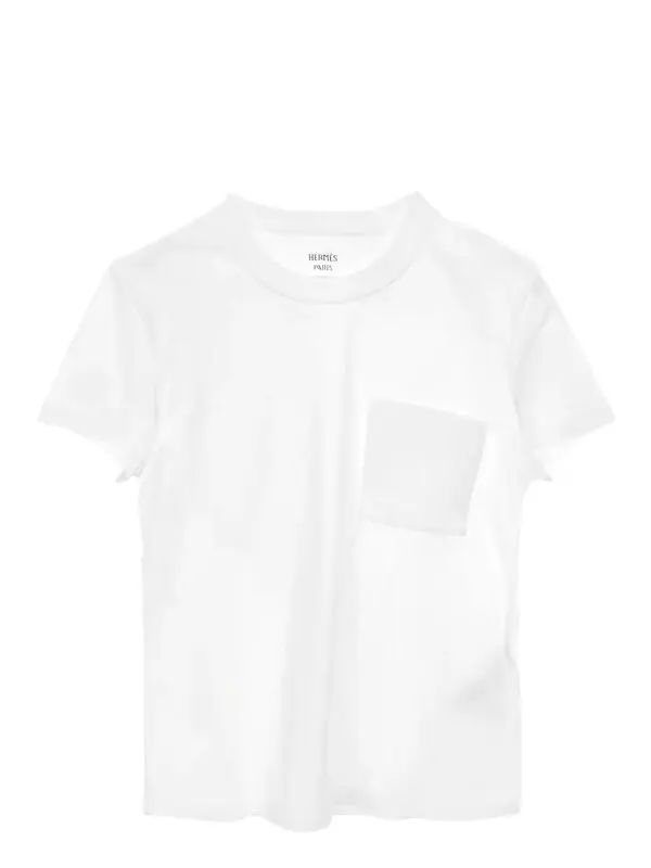 Hermès 2020s Mosaique Embroidered T-shirt - White