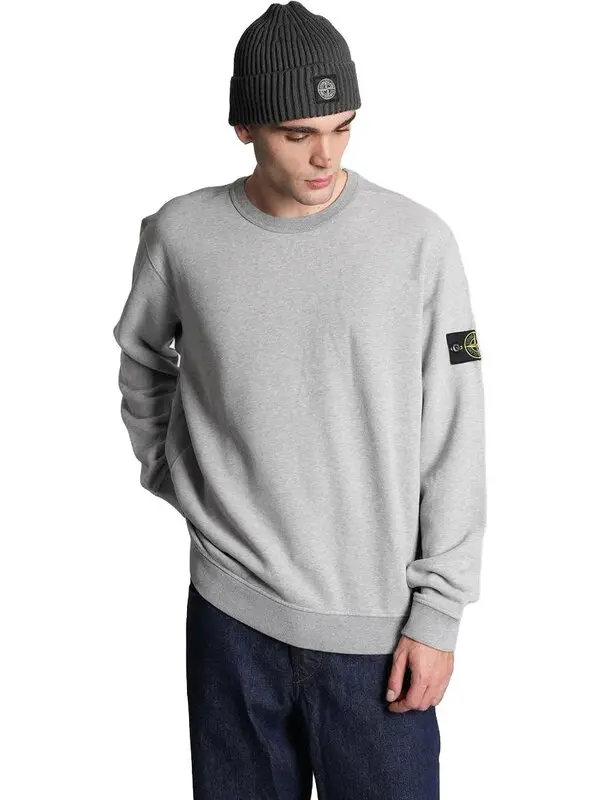 Stone Island Cotton Sweatshirt - Grey